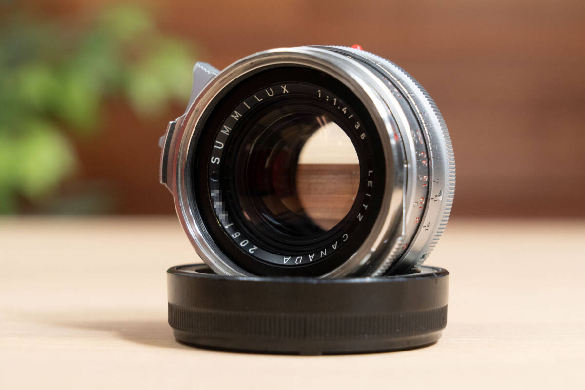 Leitz Canada Summilux 35mm F1 4 1st 本体 Olluxフード 41mm Mc N日本製フィルター キャップ