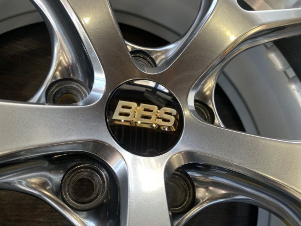 BBS 鍛造 RI-S 20インチ RI-S006 4本SET 8.5J+38 114.3-5H 国産ヨコハマ付 245/40-20 23年製 ハリアー RAV4 UX NX CX-8 CX ...