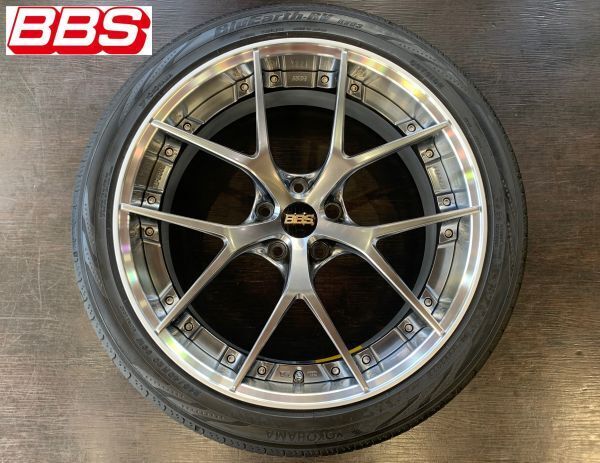 BBS 鍛造 RI-S 20インチ RI-S006 4本SET 8.5J+38 114.3-5H 国産ヨコハマ付 245/40-20 23年製 ハリアー RAV4 UX NX CX-8 CX ...