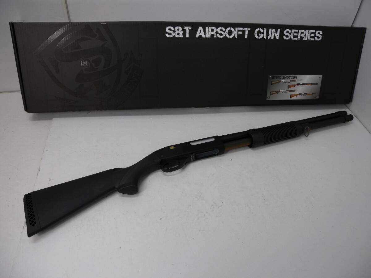 Yahoo!オークション - 36 180/ S＆T ST870 エアショットガン 本体ヤケ...