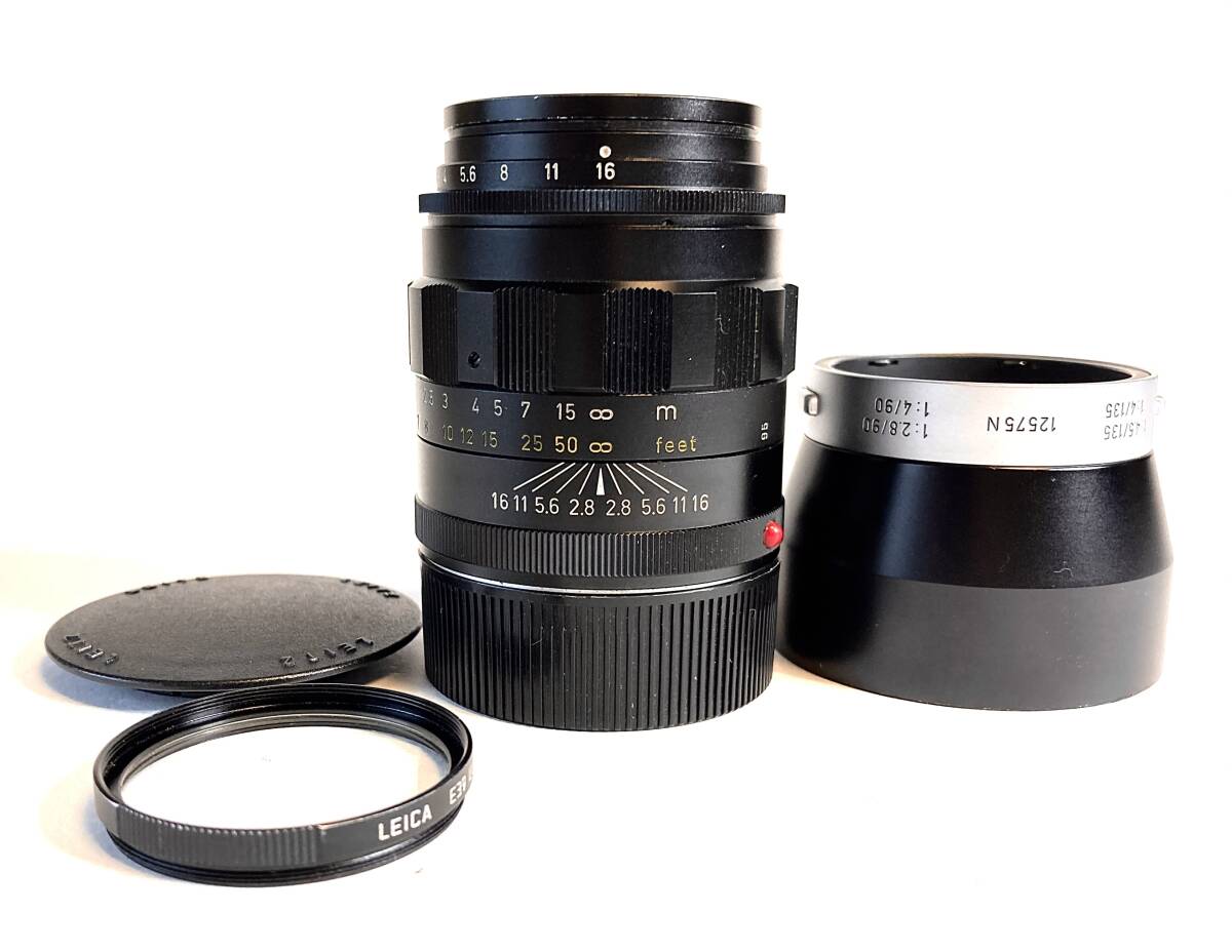 Yahoo!オークション - LEICA テレエルマリート 90mmF2.8 第一世代 美品