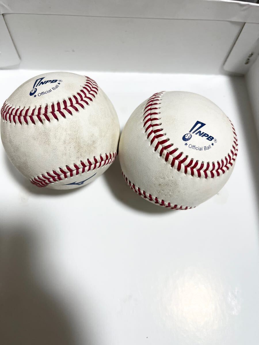 Yahoo!オークション - NPB 試合球 2球セット