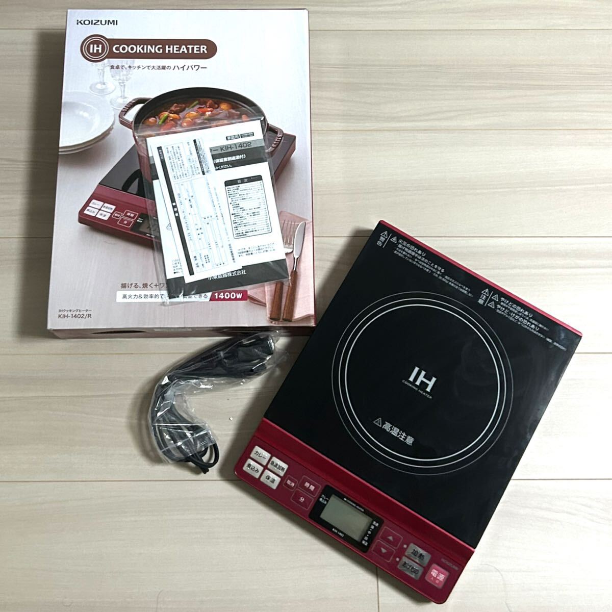 Yahoo!オークション - KOIZUMI/コイズミ/KIH-1402/R/IHクッキングヒー...