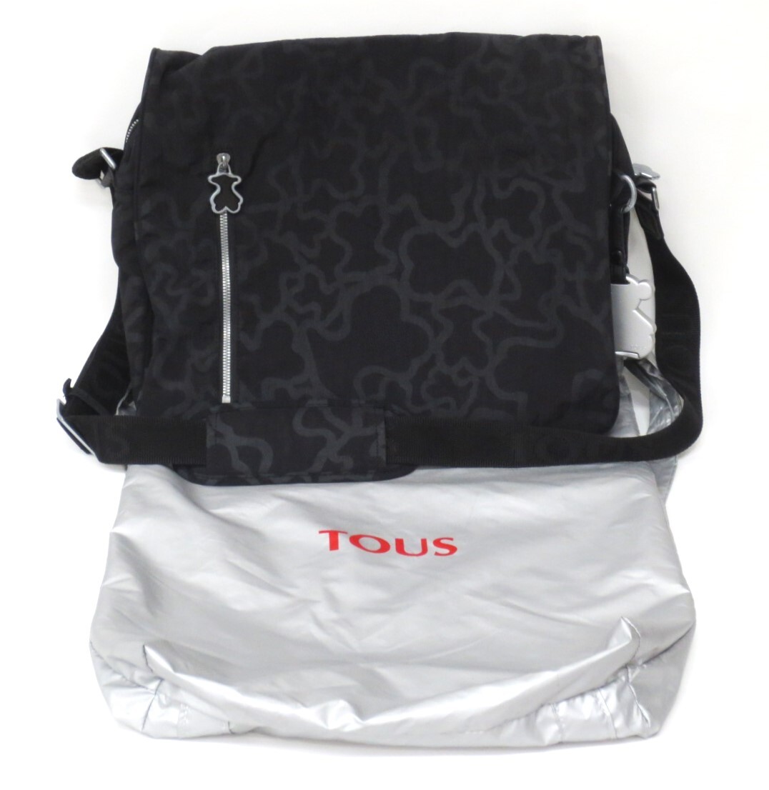 Yahoo!オークション - 【9-157】 TOUS トウス ナイロン ショルダーバッ...