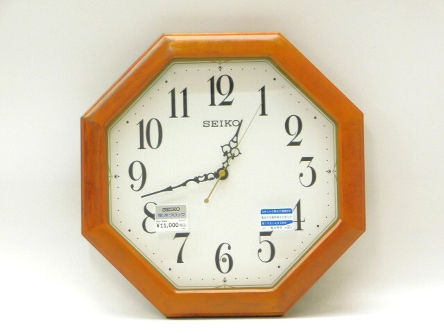 Yahoo!オークション - 中0061 SEIKO セイコー 電波クロック KX247B 電...
