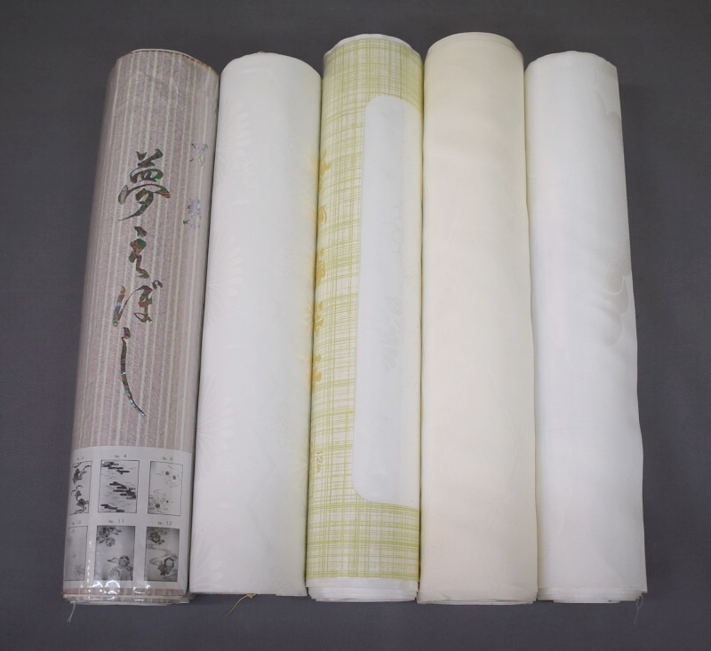 Yahoo!オークション - 【凛々】22N 新古品 ポリエステル 長襦袢反物 白...