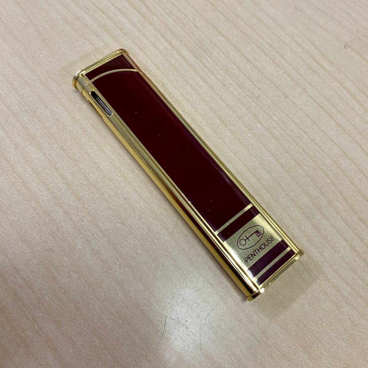 Yahoo!オークション - 【T0921】ペントハウス ガスライター ゴールド×...