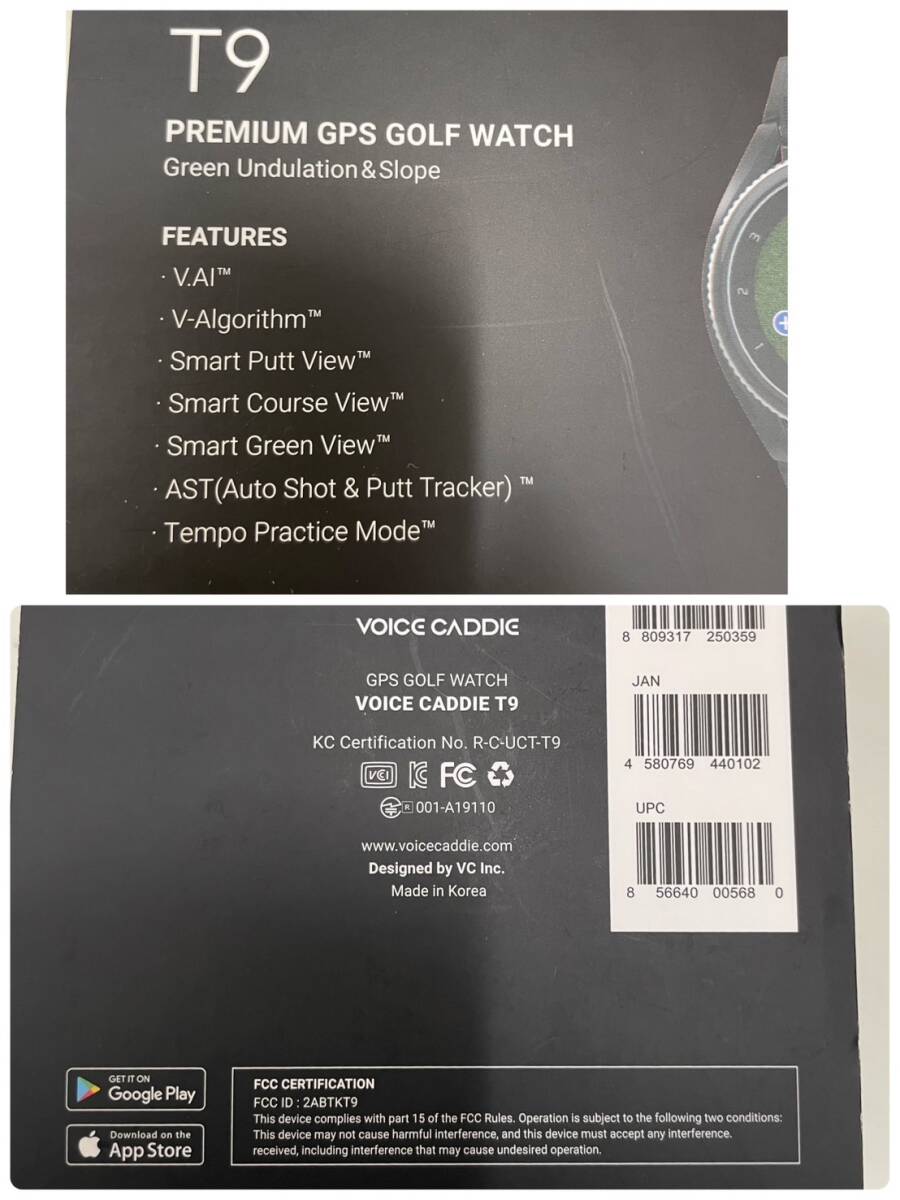 Yahoo!オークション - 【TK0919 】ボイスキャディ T9 GPS 距離測定器 ...