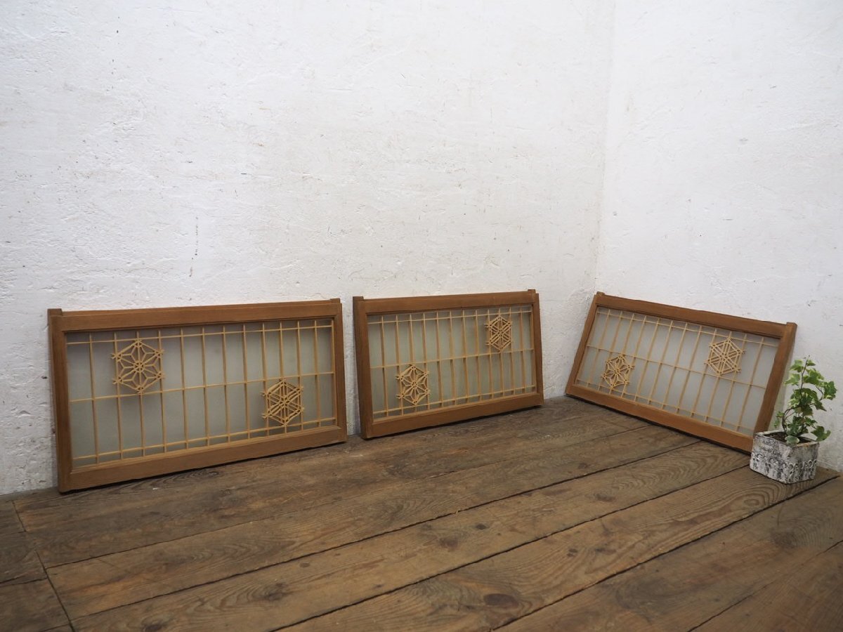 Yahoo!オークション - ユS0199 【H38 5cm×W69 5cm】×3枚 片面ガラス...