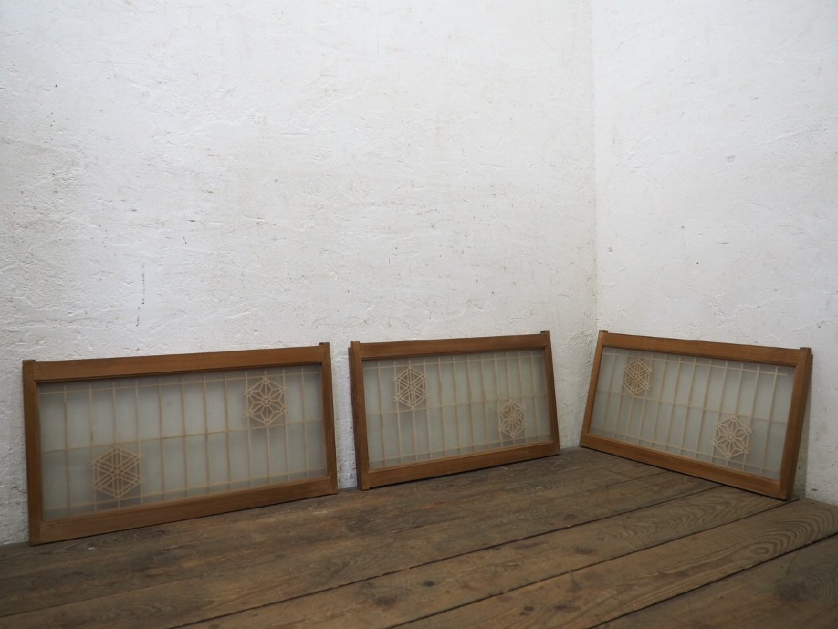 Yahoo!オークション - ユS0199 【H38 5cm×W69 5cm】×3枚 片面ガラス...