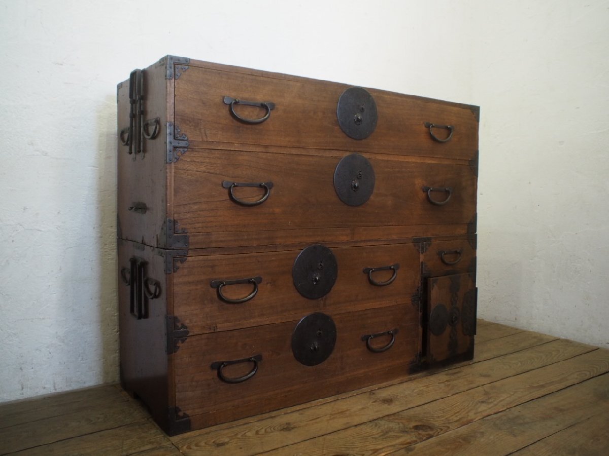 Yahoo!オークション - タ荷R0856 ①H48cm×W121 5cm アンティーク 味わ...