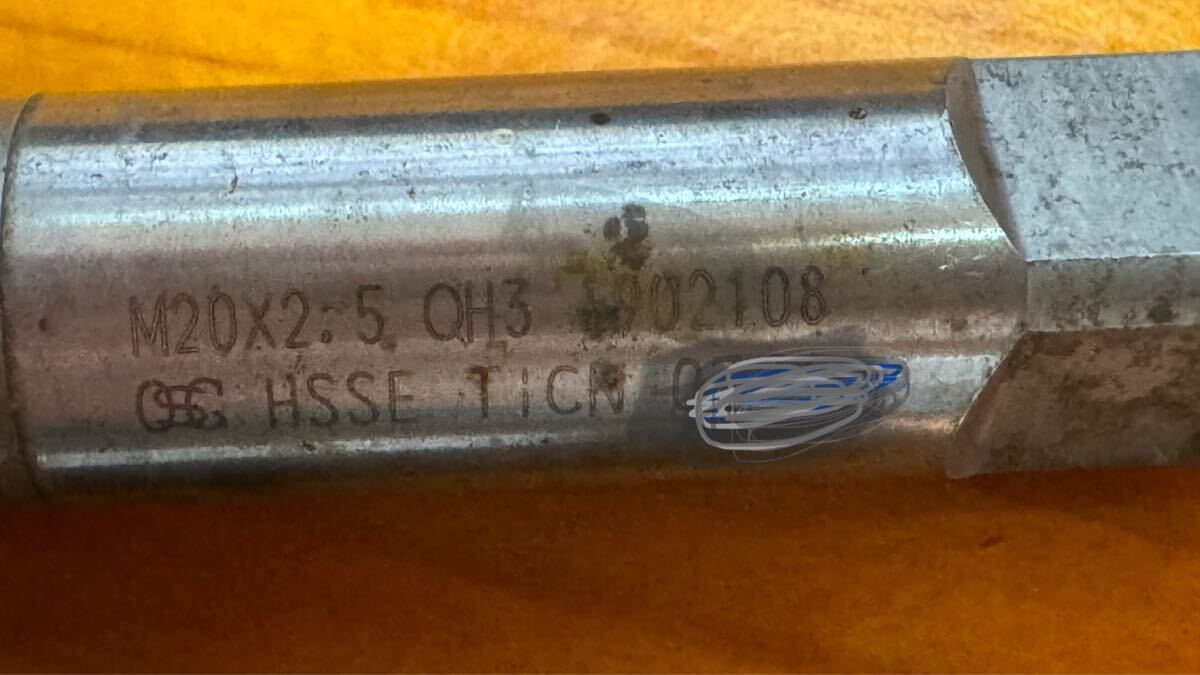 Yahoo!オークション - 長期保管品 OSG タップ M20×2.5 OH3 1902108 HS...