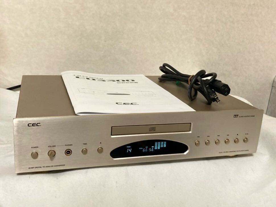 Yahoo!オークション - CEC CD3300 CDプレーヤー C.E.C. バーブラウン社...
