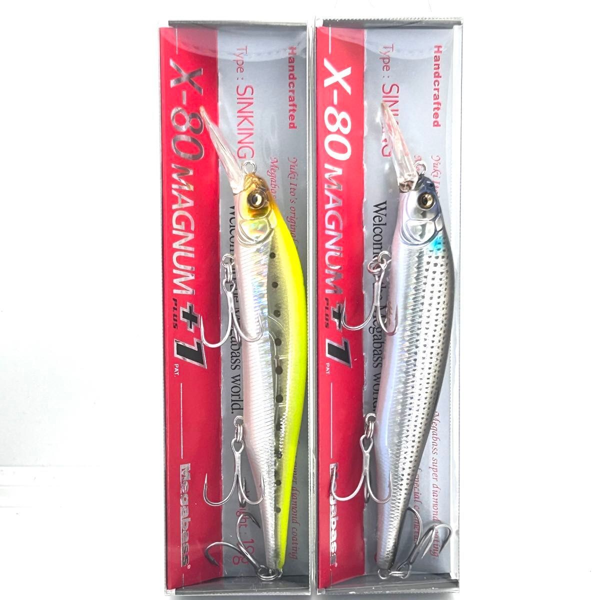 Yahoo!オークション - メガバス X-80 マグナム +1 未開封 2個セット HT...