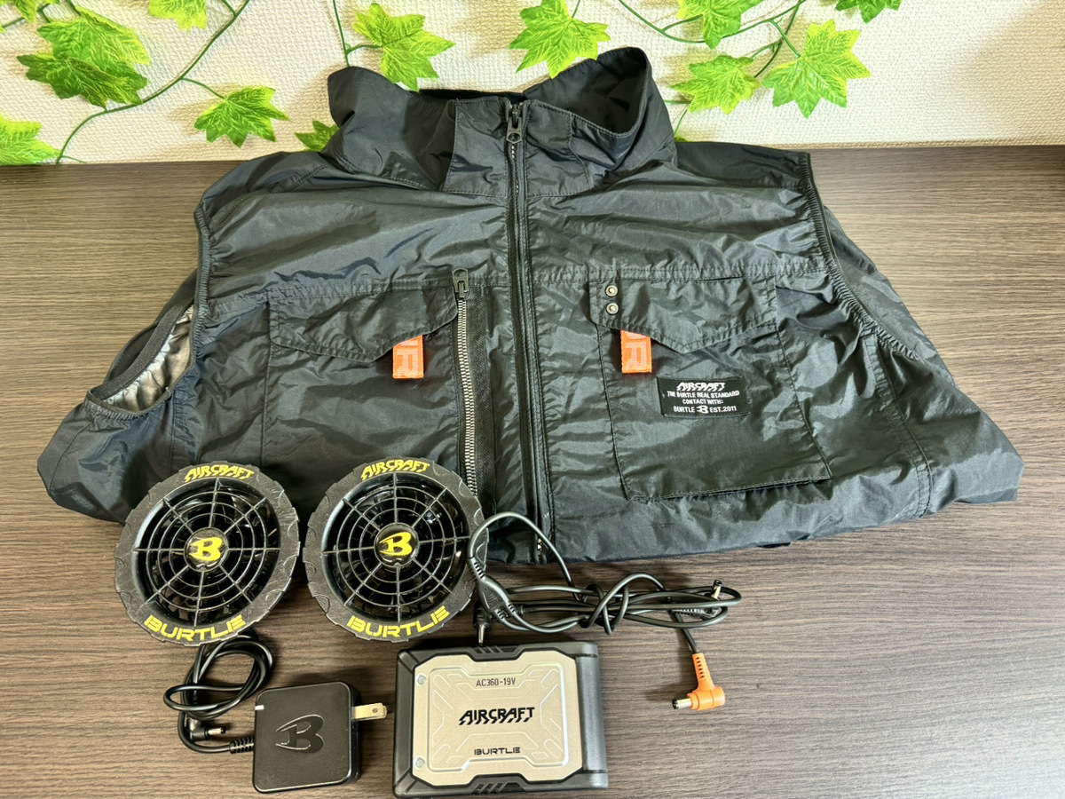 Yahoo!オークション - 5937-05 BURTLE/バートル/空調服セット/バッテリ...