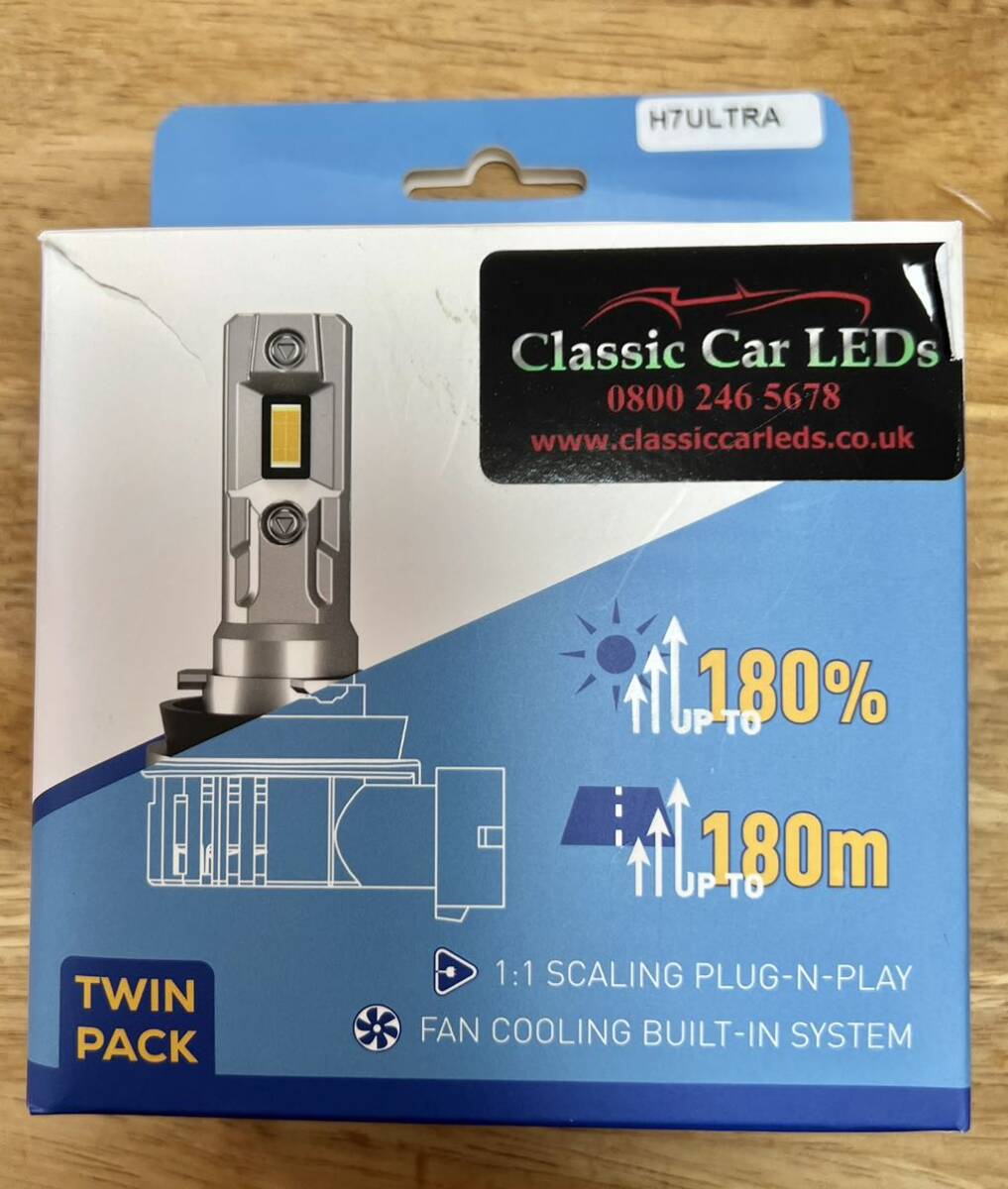 Yahoo!オークション - 未実装 英国Classic Car LEDs H7 LED バルブ