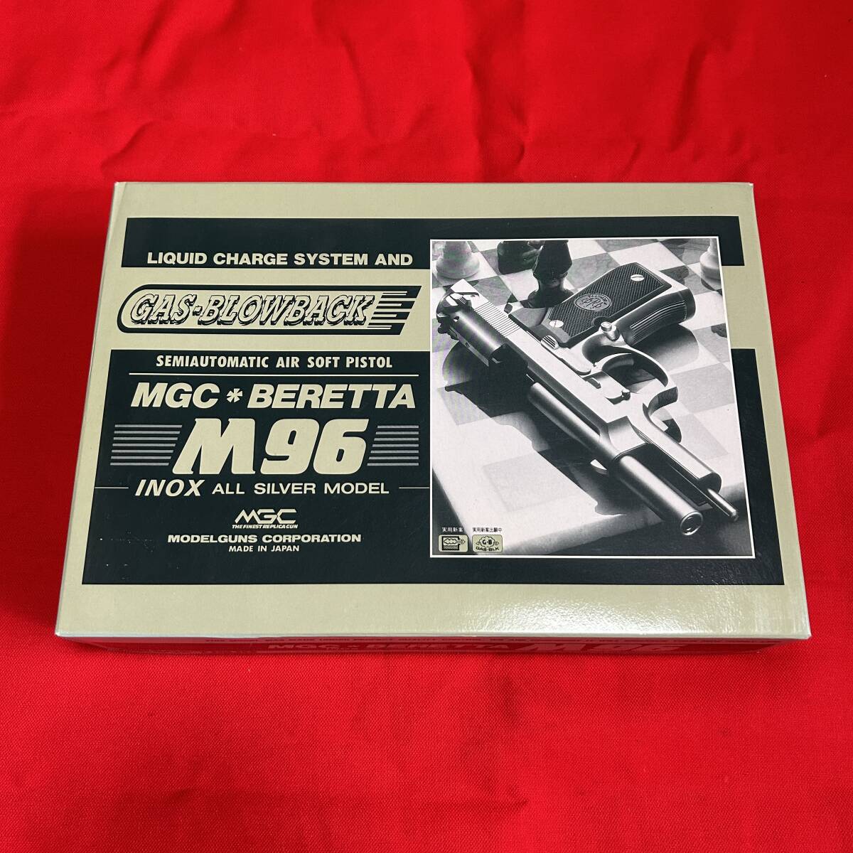 Yahoo!オークション - MGC ベレッタ M96 ALL SILVER MODEL ガスガン ハ...