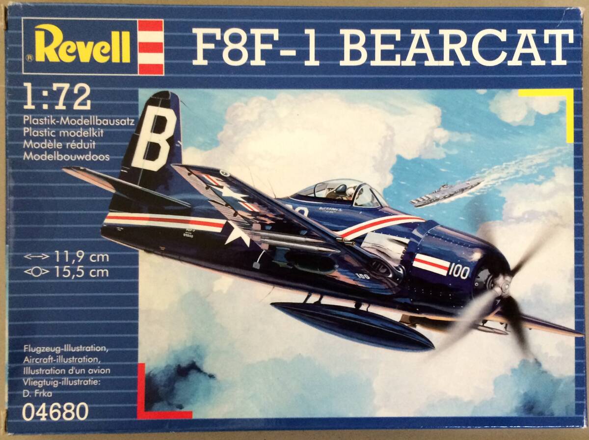 Yahoo!オークション - レベル 1/72 F8F-1 ベアキャット 箱潰れ