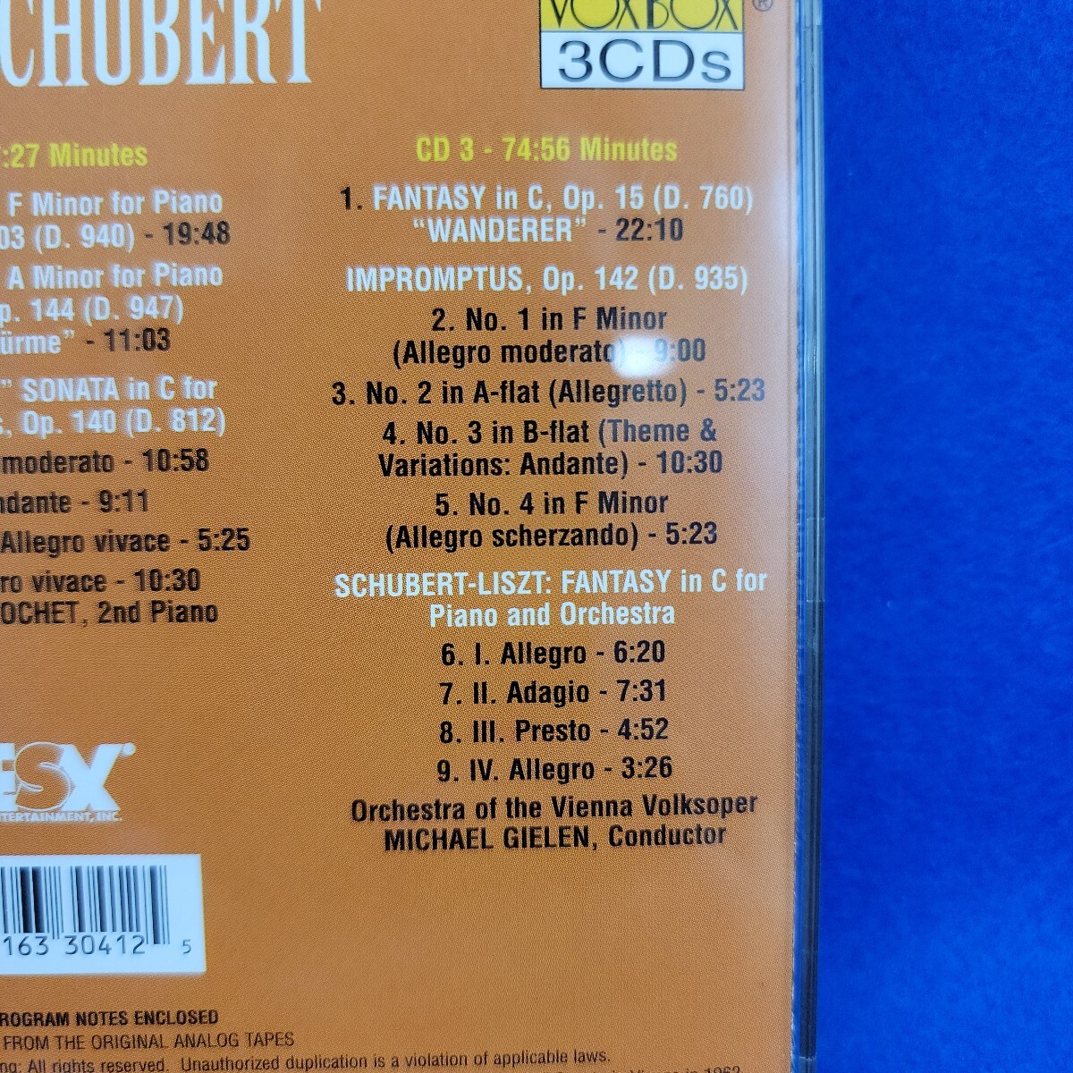 Yahoo!オークション - 3CD シューベルト/ブレンデル ピアノ作品集