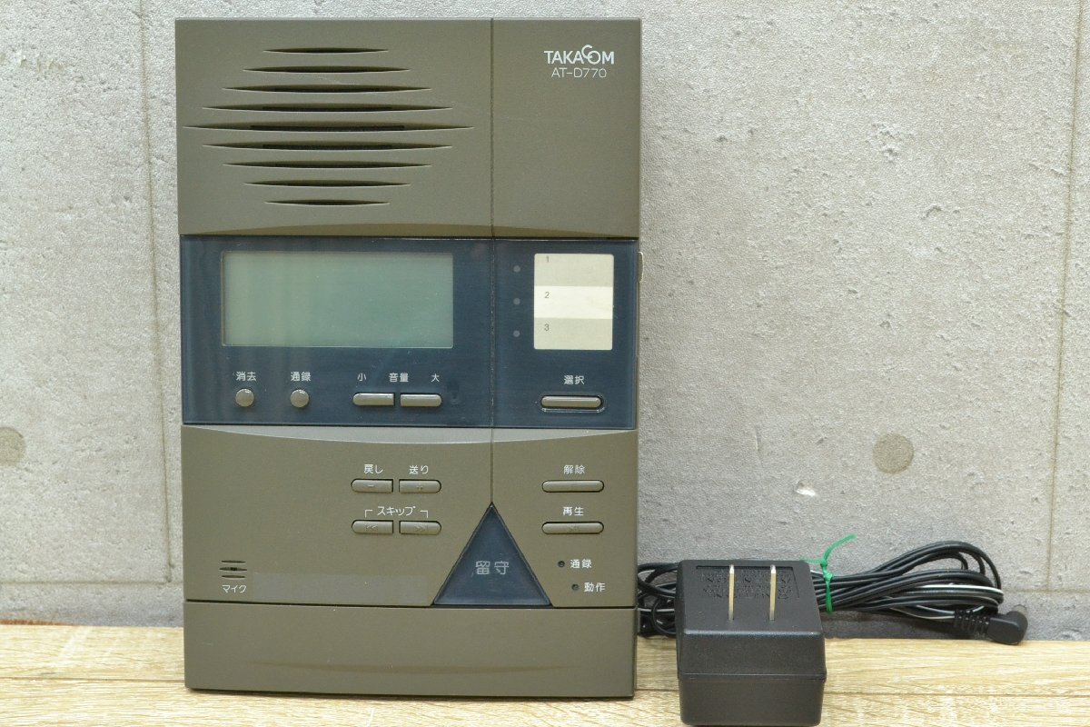 Yahoo!オークション - E373 現状品 TAKACOM タカコム 留守番電話装置 A...