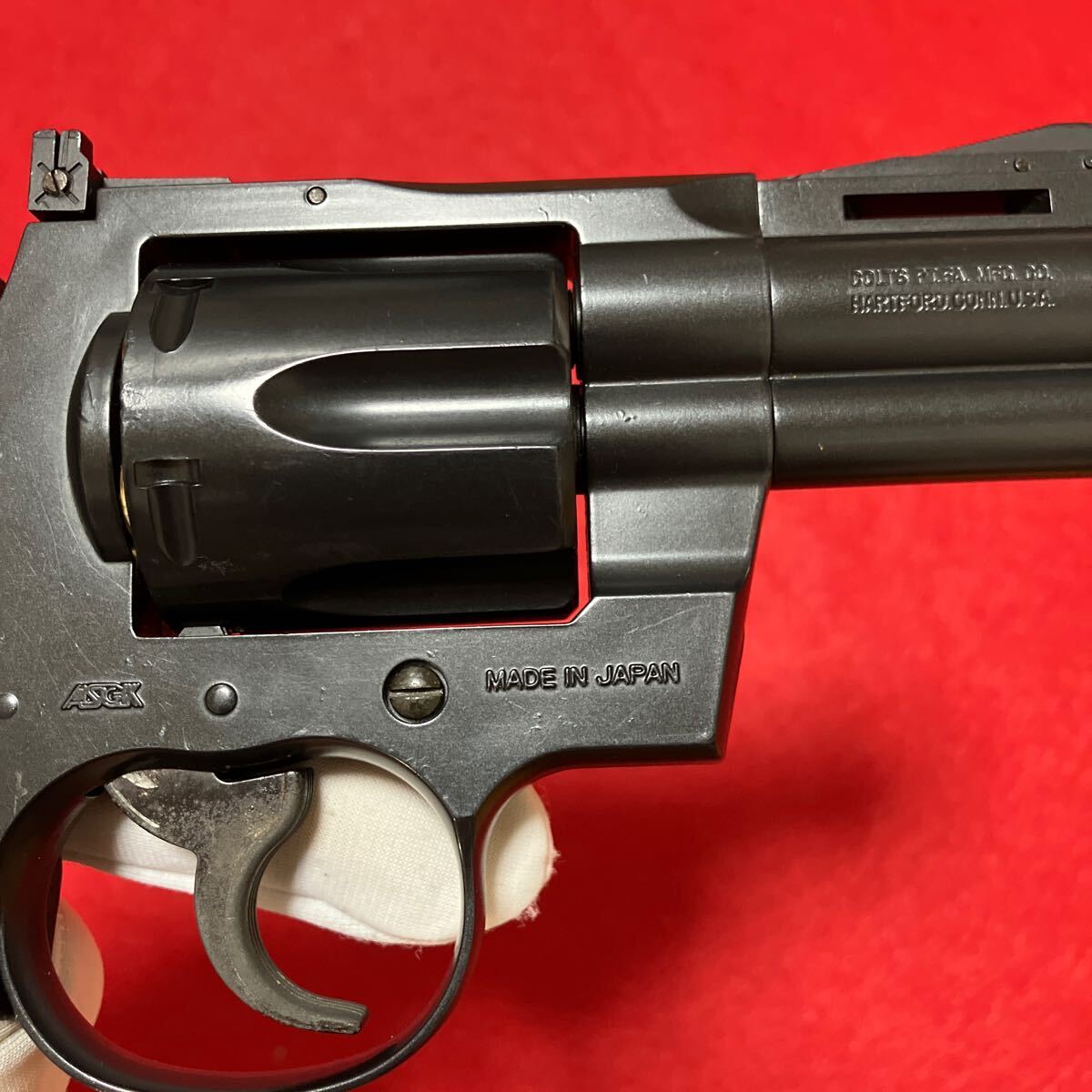 Yahoo!オークション - 絶版品マルイ/COLT PYTHON 2.5インチ ガスリボル...