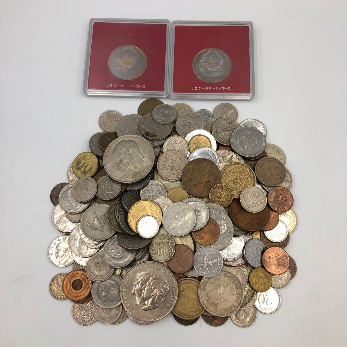 Yahoo!オークション - J215 海外古銭まとめ まとめ商品 外国コイン 旧...