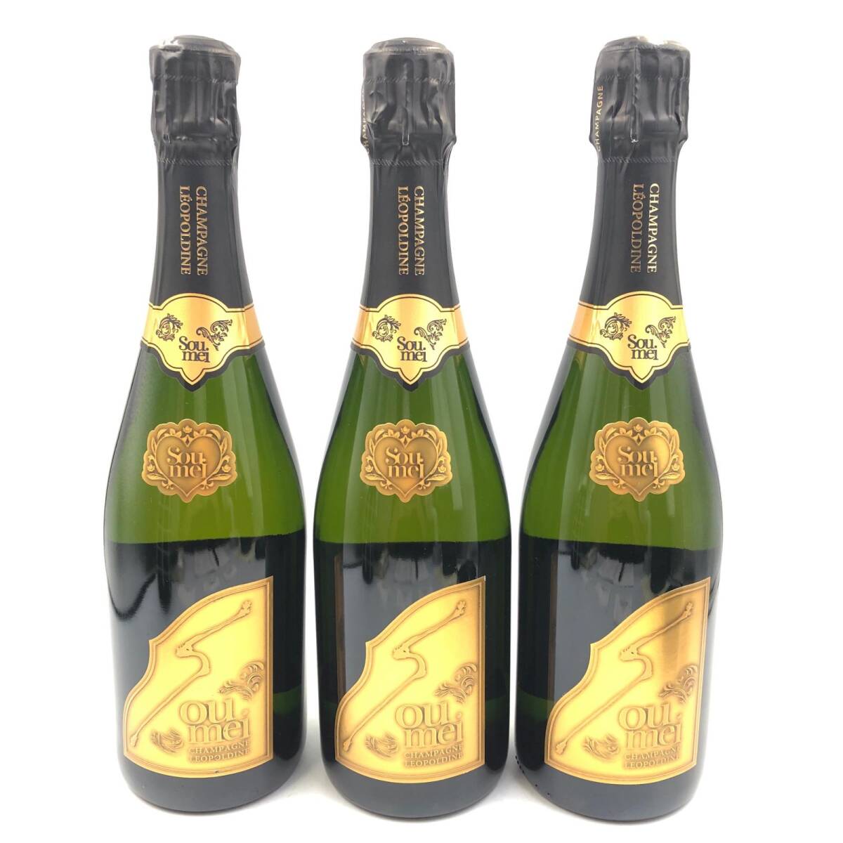 Yahoo!オークション - B861 未開栓 ソウメイ ブリュット 3本 まとめ商...