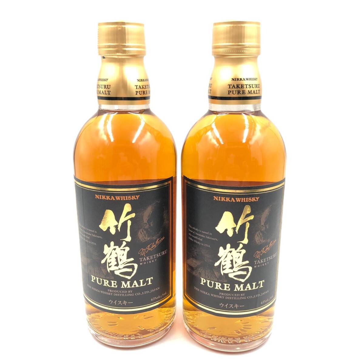 Yahoo!オークション - B862 未開栓 竹鶴 ピュアモルト 2本 まとめ商品 ...