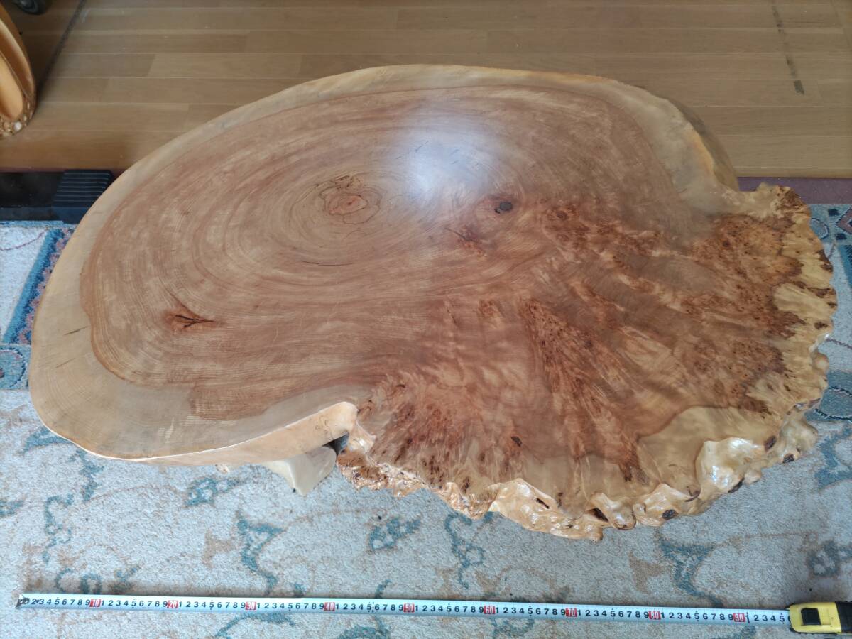 Yahoo!オークション - 送料無料 瘤の座卓・H33×W80×D62c...