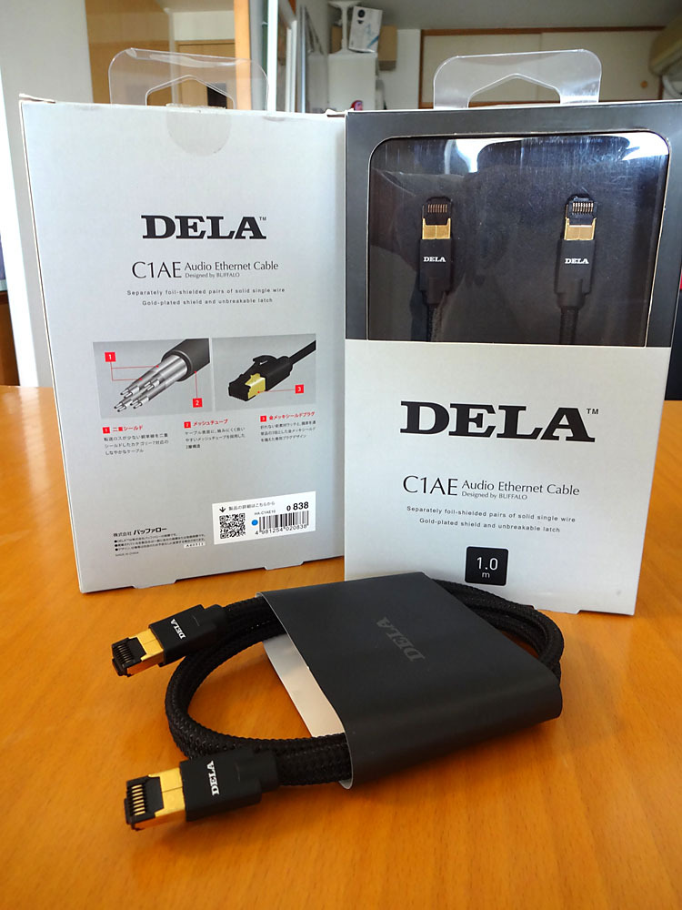 DELA オーディオ用 LANケーブル C1AE 1.0m×2sets cat.7 カテゴリー7相当 バッファロー Ethernet 元箱付き(デジタルケーブル)｜売買されたオークション情報 ...