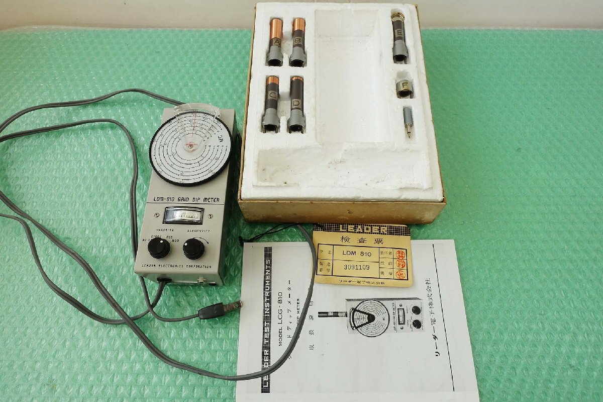 Yahoo!オークション - LDM-810【LEADER】GRID DIP METER 現状渡し品