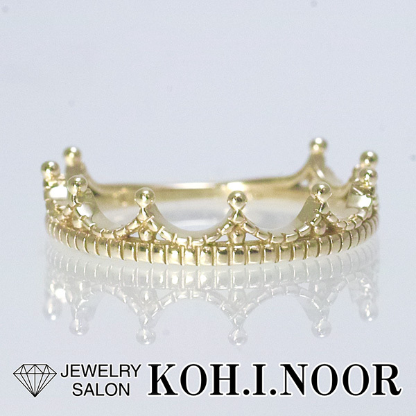 Yahoo!オークション - エテ 10金イエローゴールド K10YG リング 7号 箱...