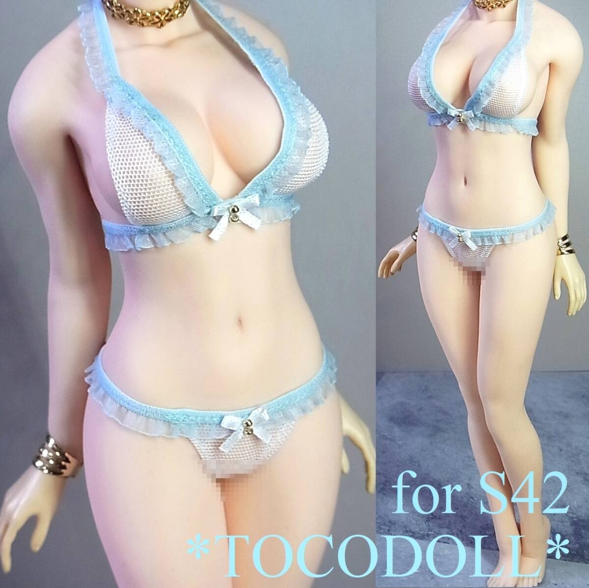 Yahoo!オークション - toco Phicen/TBLeague用 S42 ホルターフリル ビ...