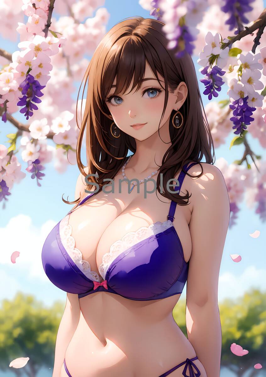 Yahoo!オークション - h0254 全て一点物 【A4サイズ 美女ポスター】最...