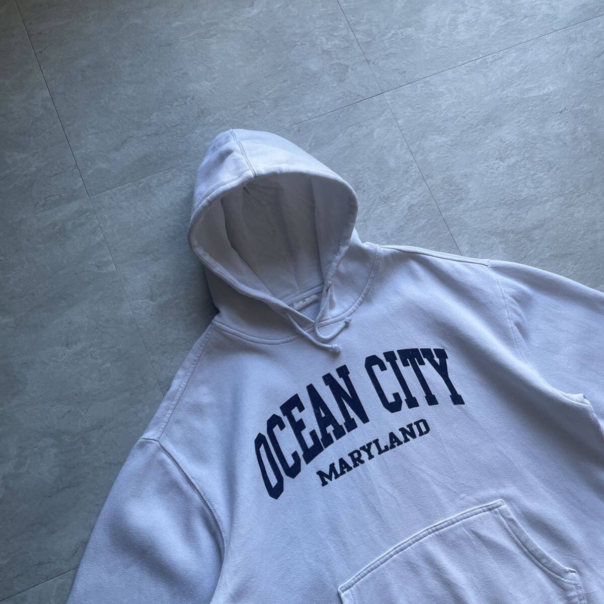 Yahoo!オークション - vintage 90's カレッジロゴ MARYLAND プルオーバ...