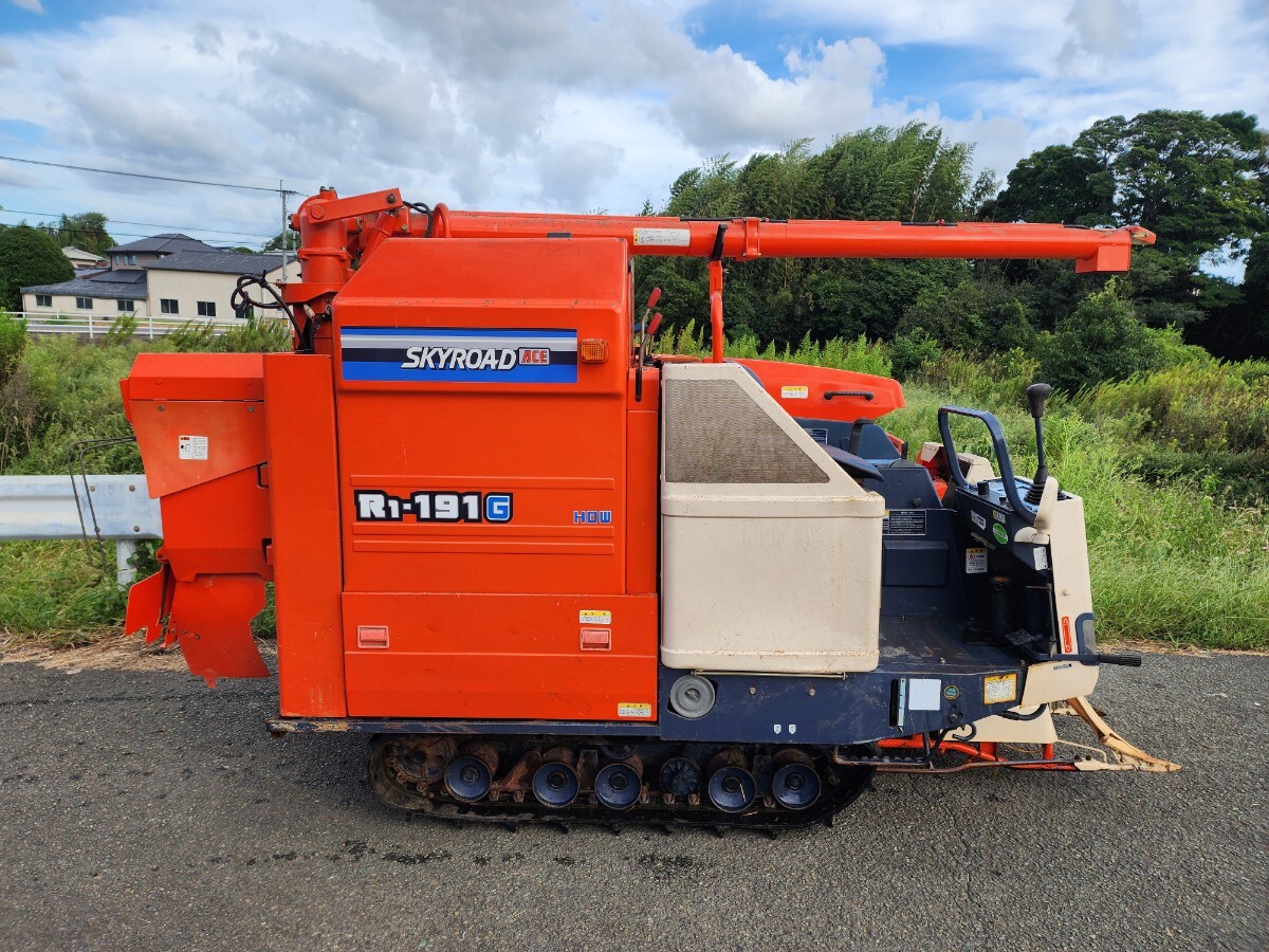 Yahoo!オークション - 福岡県 クボタ コンバイン R1-191G グレンタン...