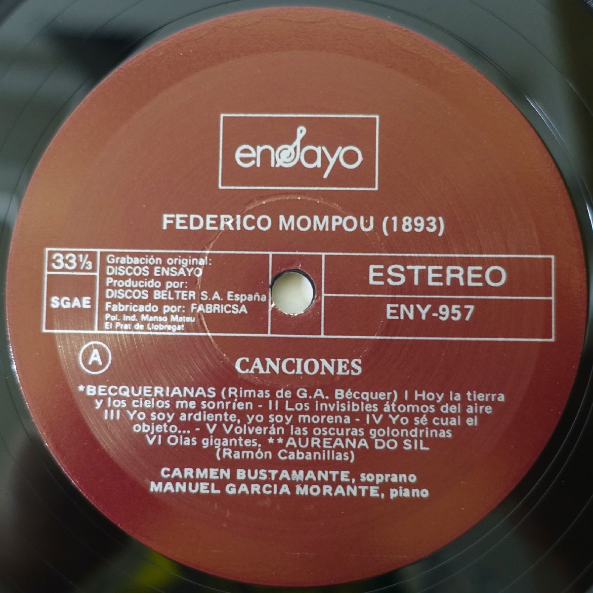 Yahoo!オークション - 19060590 【スペインENSAYO】ブスタマンテ/モラ...