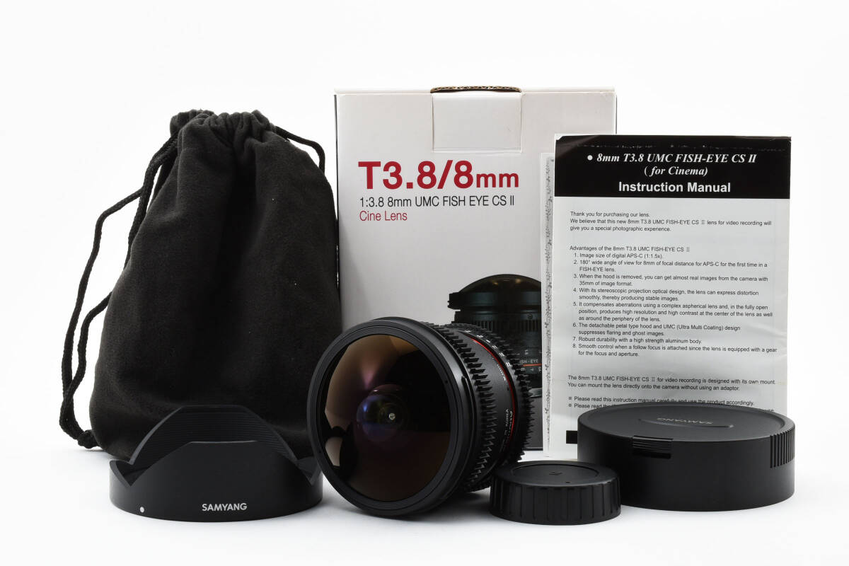 Yahoo!オークション - Samyang 8mm T3.8 VDSLR Fisheye II for Nikon ...
