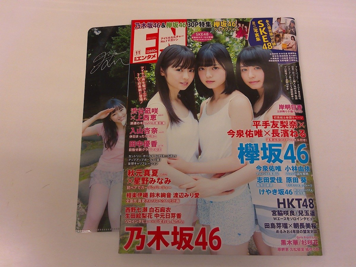 Yahoo!オークション - 2409MY 月刊エンタメ ENTAME 2016.11 平手友梨奈...