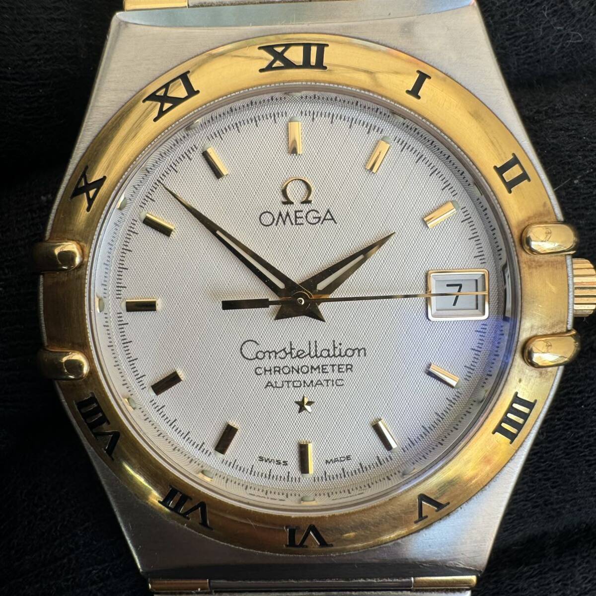 09ysR 稼動品 OMEGA オメガ Constellation コンステレーション 1551/861 SS K18 YG デイト 自動巻き コンビ 白文字盤(コンステレーション)｜売買され ...
