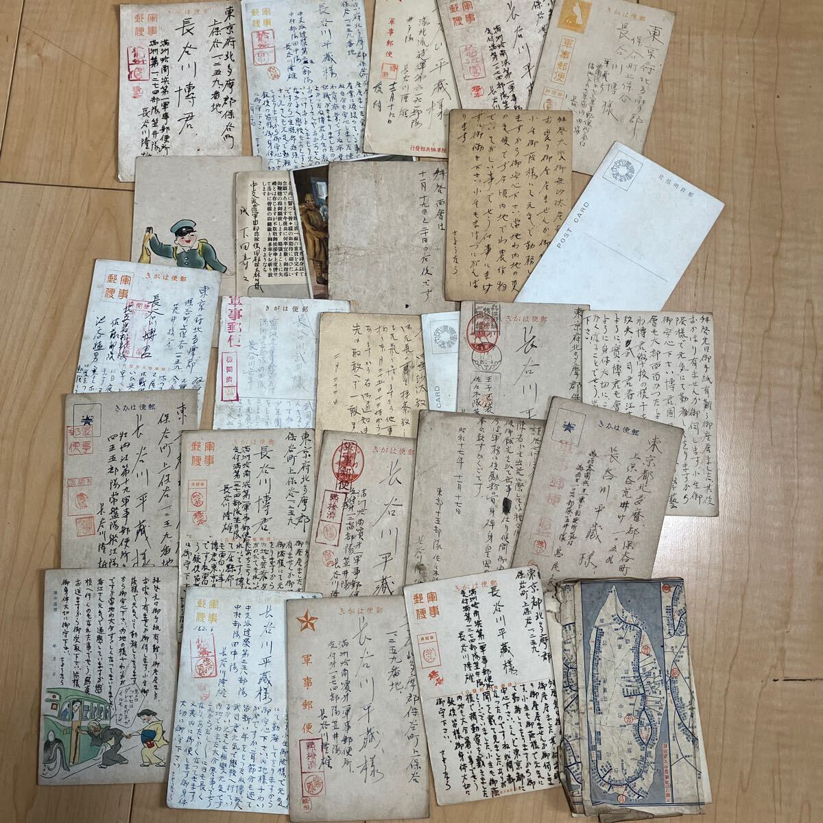 Yahoo!オークション - 軍事郵便葉書まとめて はがき コレクション アン...