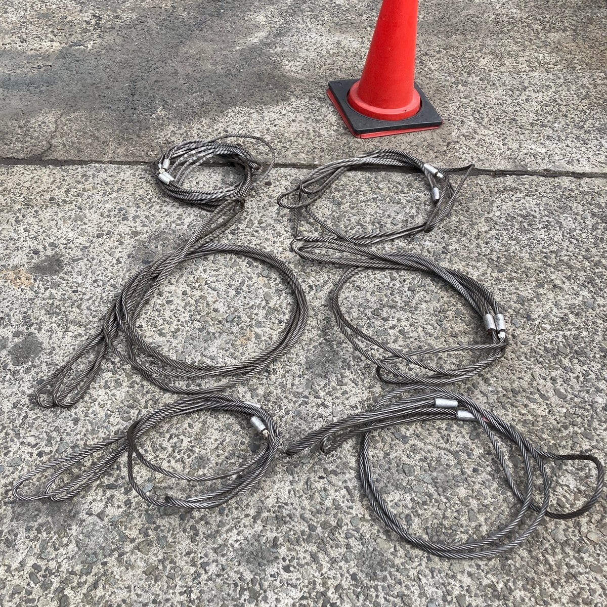 Yahoo!オークション - 立友a616 吊りワイヤー ワイヤーロープ 玉掛けワ...