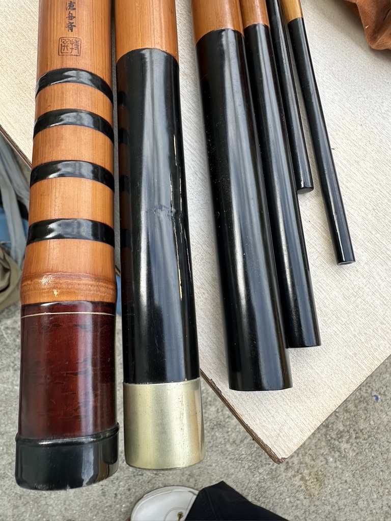 Yahoo!オークション - D0177 和竿 へら竿 まとめ売り おまけ付 目玉 鮎...