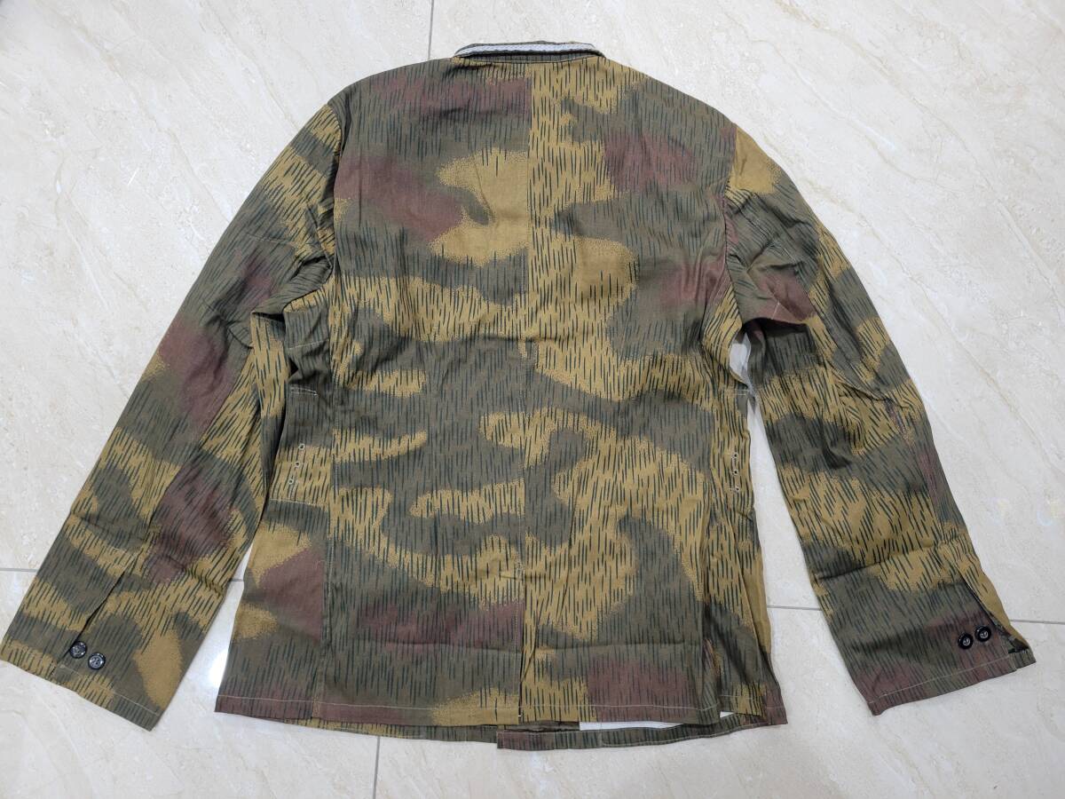 Yahoo!オークション - ドイツ軍 WW2 M43 ウォータースパターン迷彩ジャ...