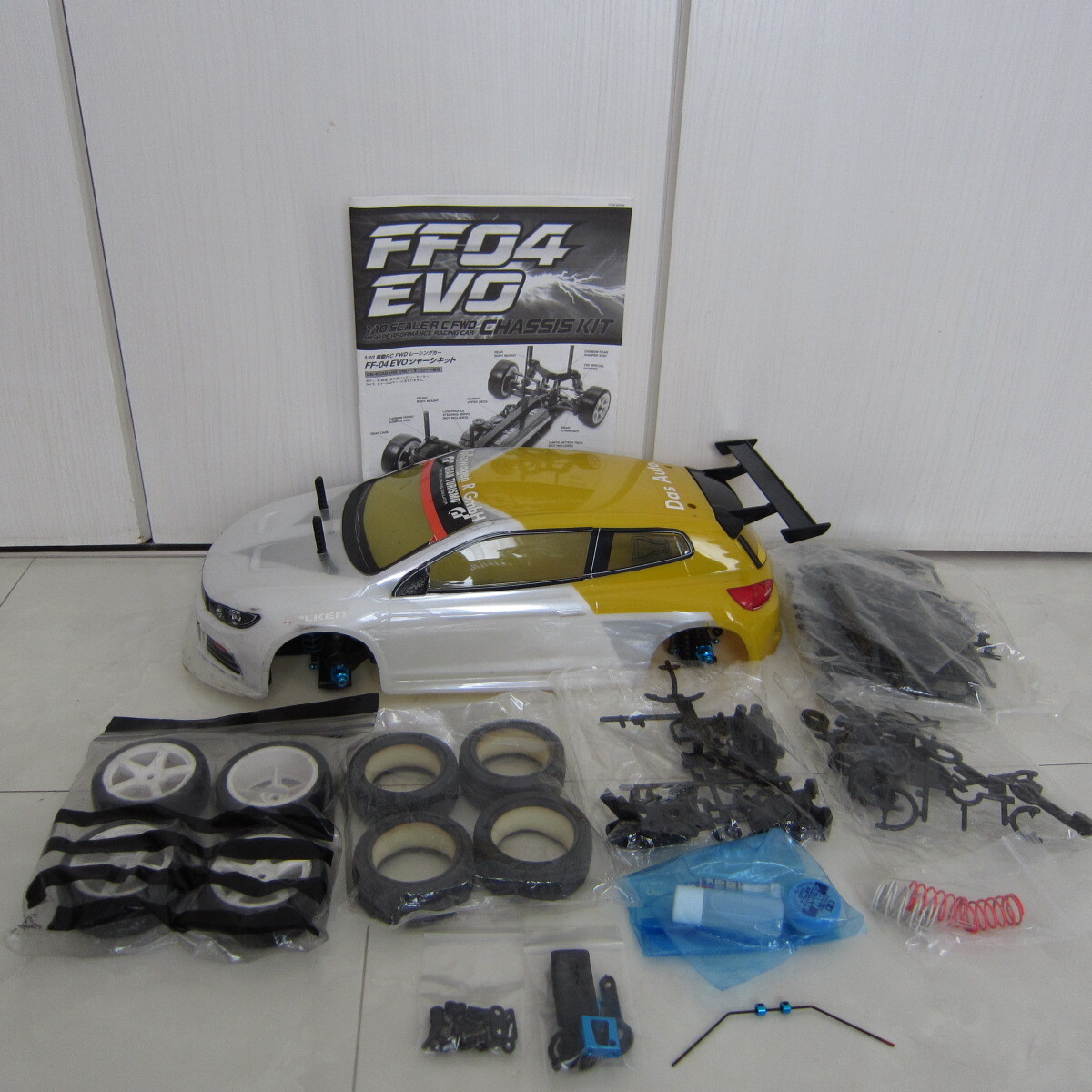 Yahoo!オークション - 100円～ タミヤ FF-04 EVO タイヤ＆ボデ...