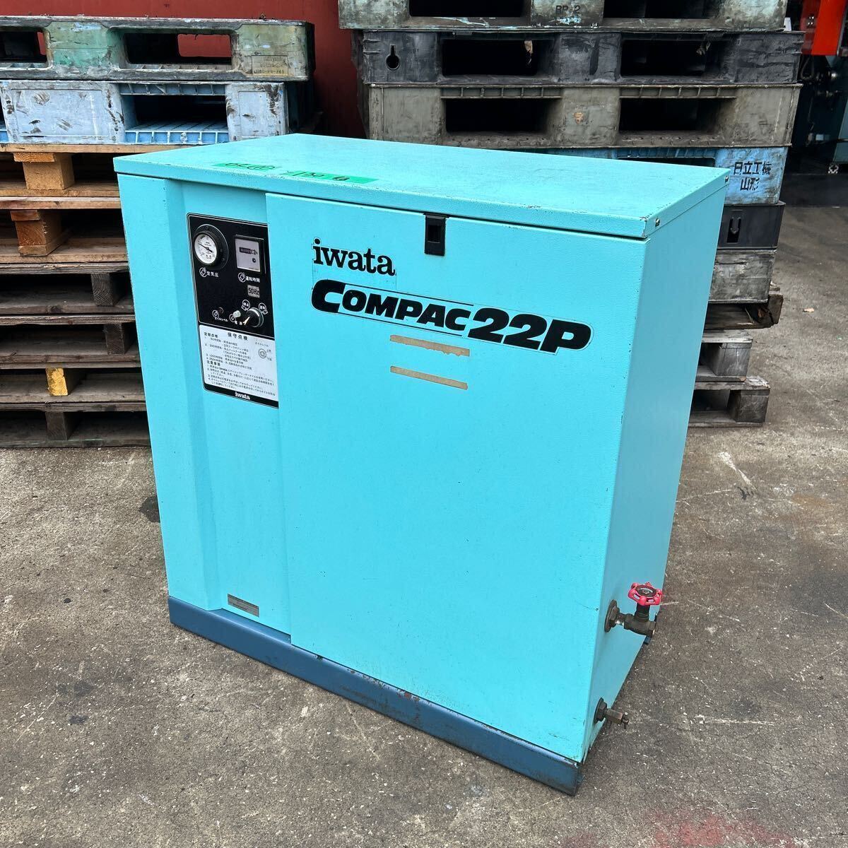 Yahoo!オークション - T8628 iwata アネスト岩田 コンプレッサー COMPA...