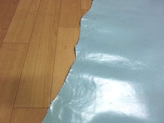 Yahoo!オークション - 9223 イタリア・スムースレザー 山羊革 水色系 ...