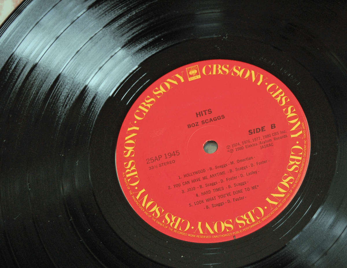 Yahoo!オークション - LP HITS /BOZ SCAGGS/CBS SONY 25AP1945 ボズ・...