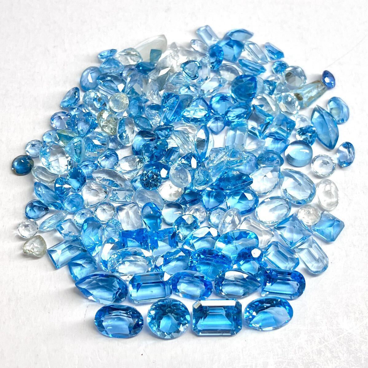 Yahoo!オークション - 天然ブルートパーズおまとめ101.5ct s ルース ...