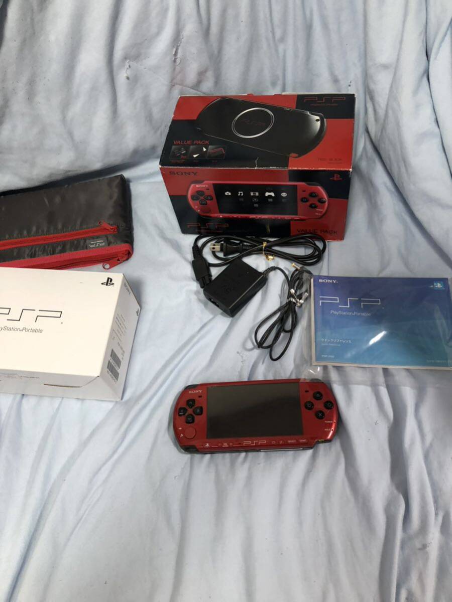 Yahoo!オークション - Psp 3000 ブラック レッド